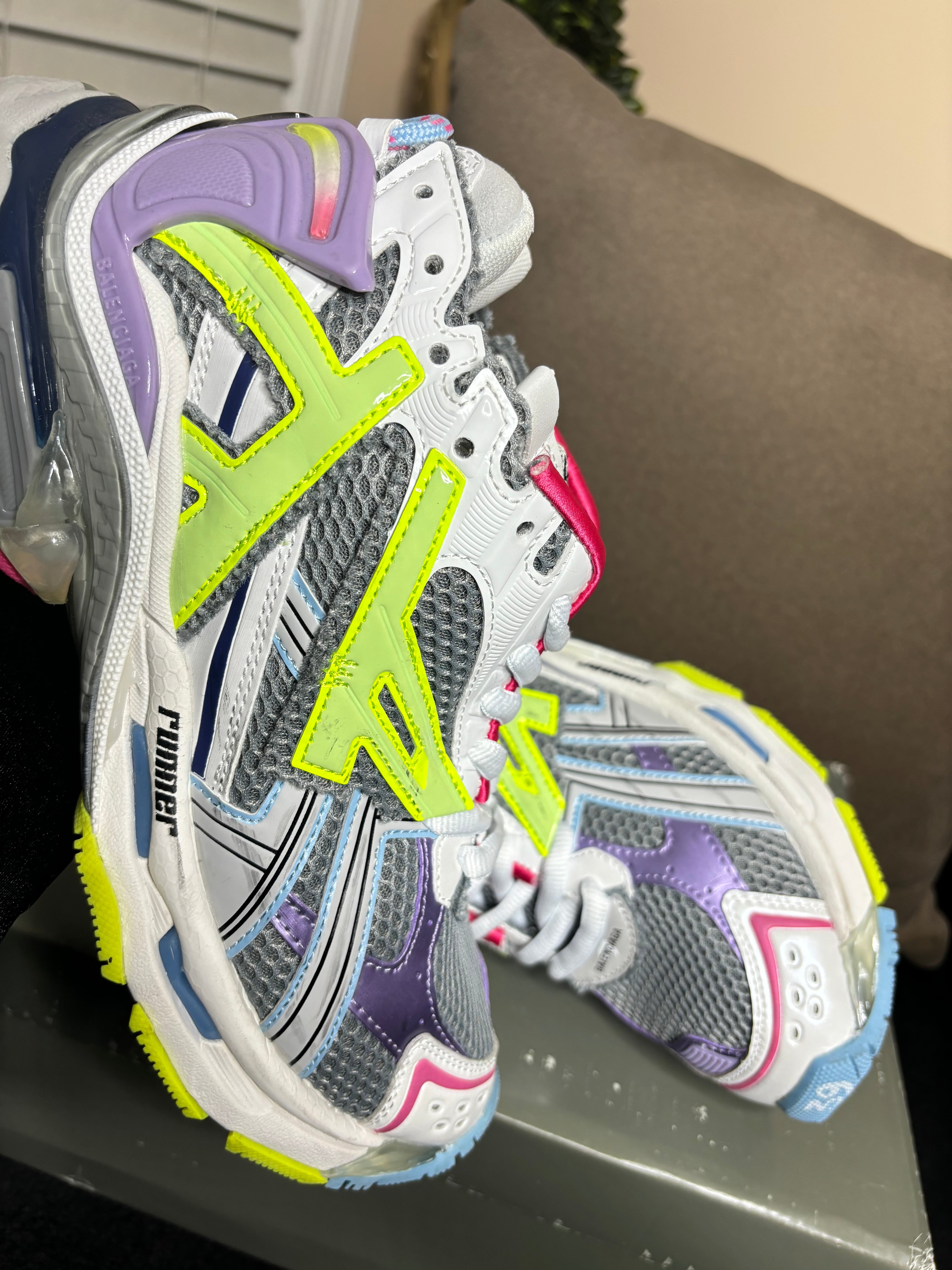 Purple Multicolor Runners – AE DOLLHOUSE