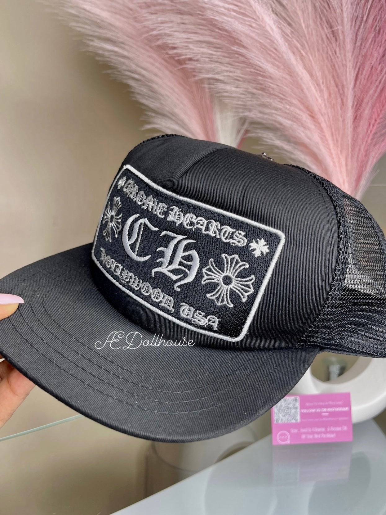 Black Chrome Hat – AE DOLLHOUSE