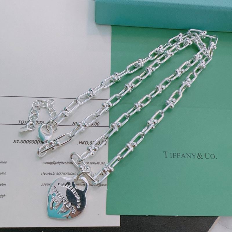 Return To Tiff Blue Heart Necklace – AE DOLLHOUSE