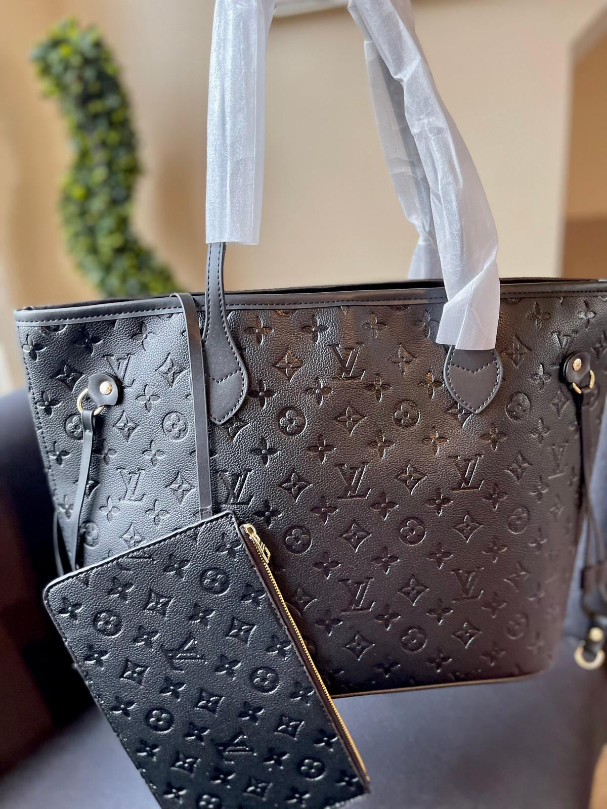 Black LV Neverfull(red inside) – AE DOLLHOUSE